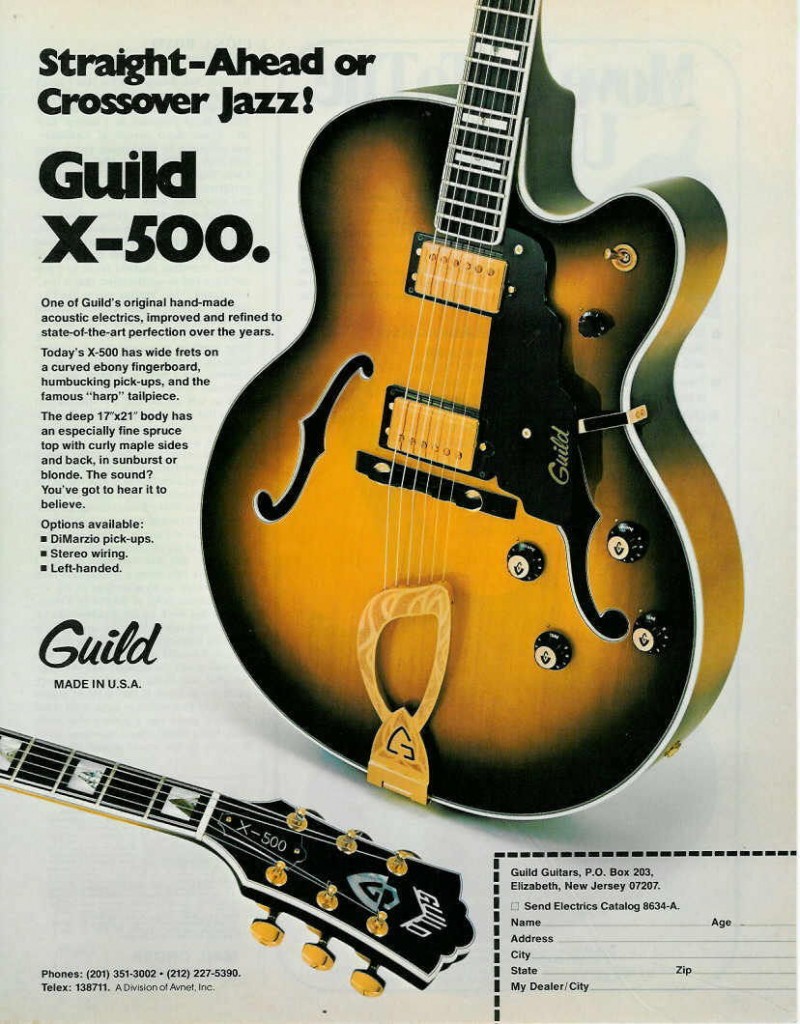 1980s Guild X-500s | GAD's Ramblings